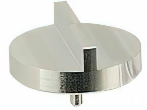 Double 90 degree angled SEM pin stub Ø32mm diameter - standard pin ...