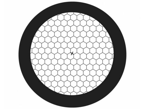 Hexagonal grids 135mesh Gold - Labtech