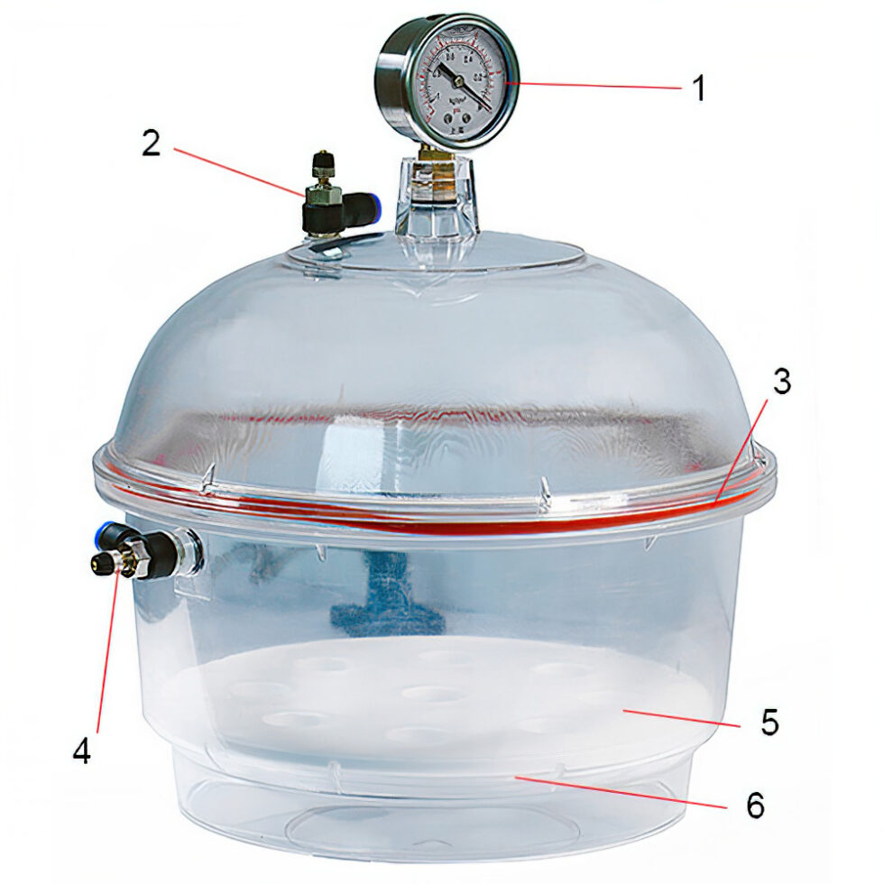 Polycarbonate vacuum desiccators - Labtech