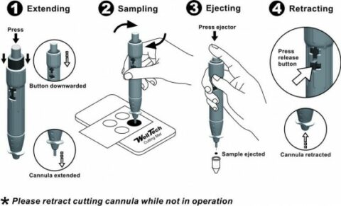 Punches - core sampling - Labtech