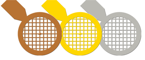 Square mesh TEM grids with handles - Labtech